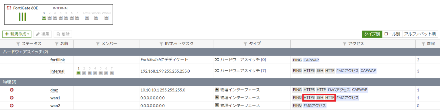 【GUI・CLI】FortiGateの設定方法